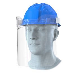 Full Protective Hard Hat Adjustable Face Shields / PPE Visor Protection