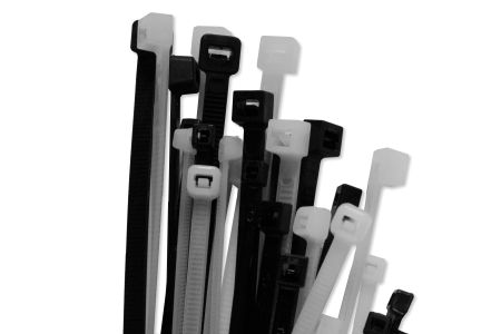 Cable Tie Bundle KIt 1000pcs Black and Natural